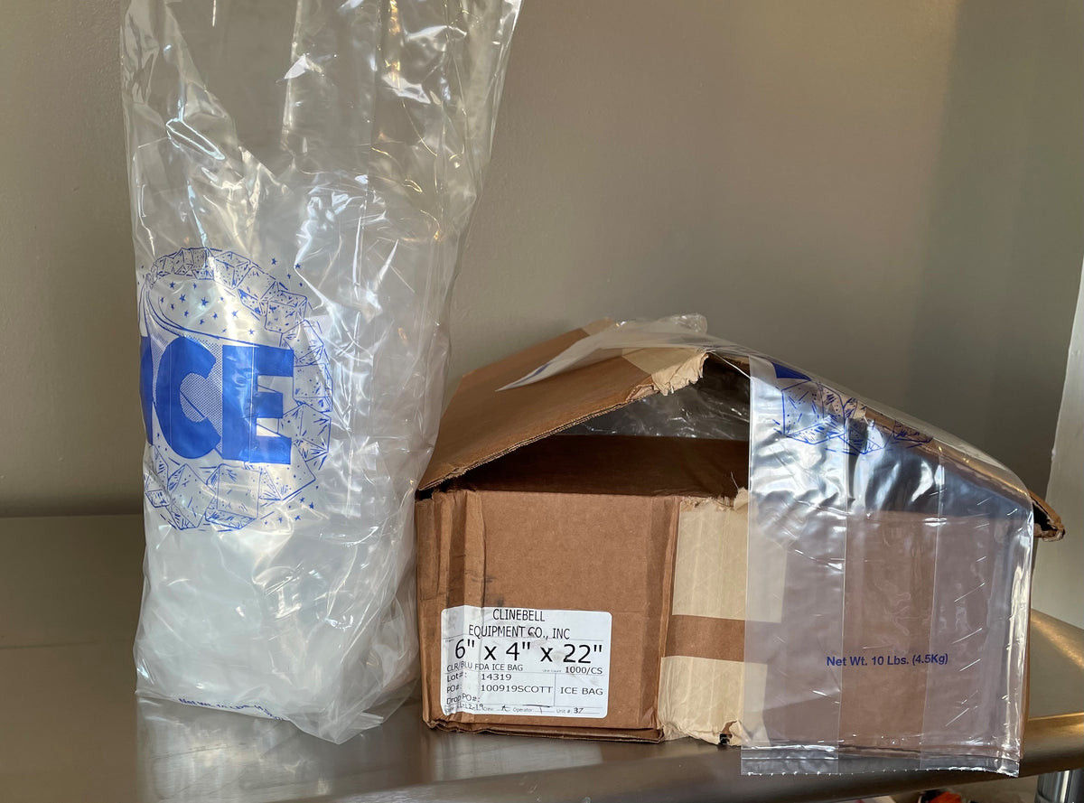 6X4X22 10lb Ice bag-short backorder, call for details. – CLINEBELL ...